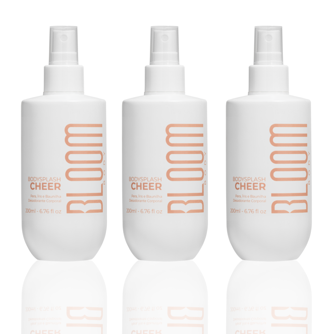 Kit 3 Cheer Body Splash - Desodorante Colônia 200ml – Bloom Body Br